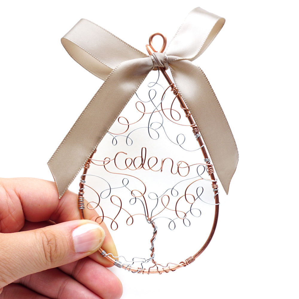 Blended Family Tree Ornament – Hazel Charm Shop