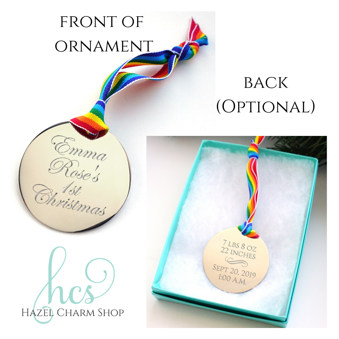Rainbow Ornament – Hazel Charm Shop