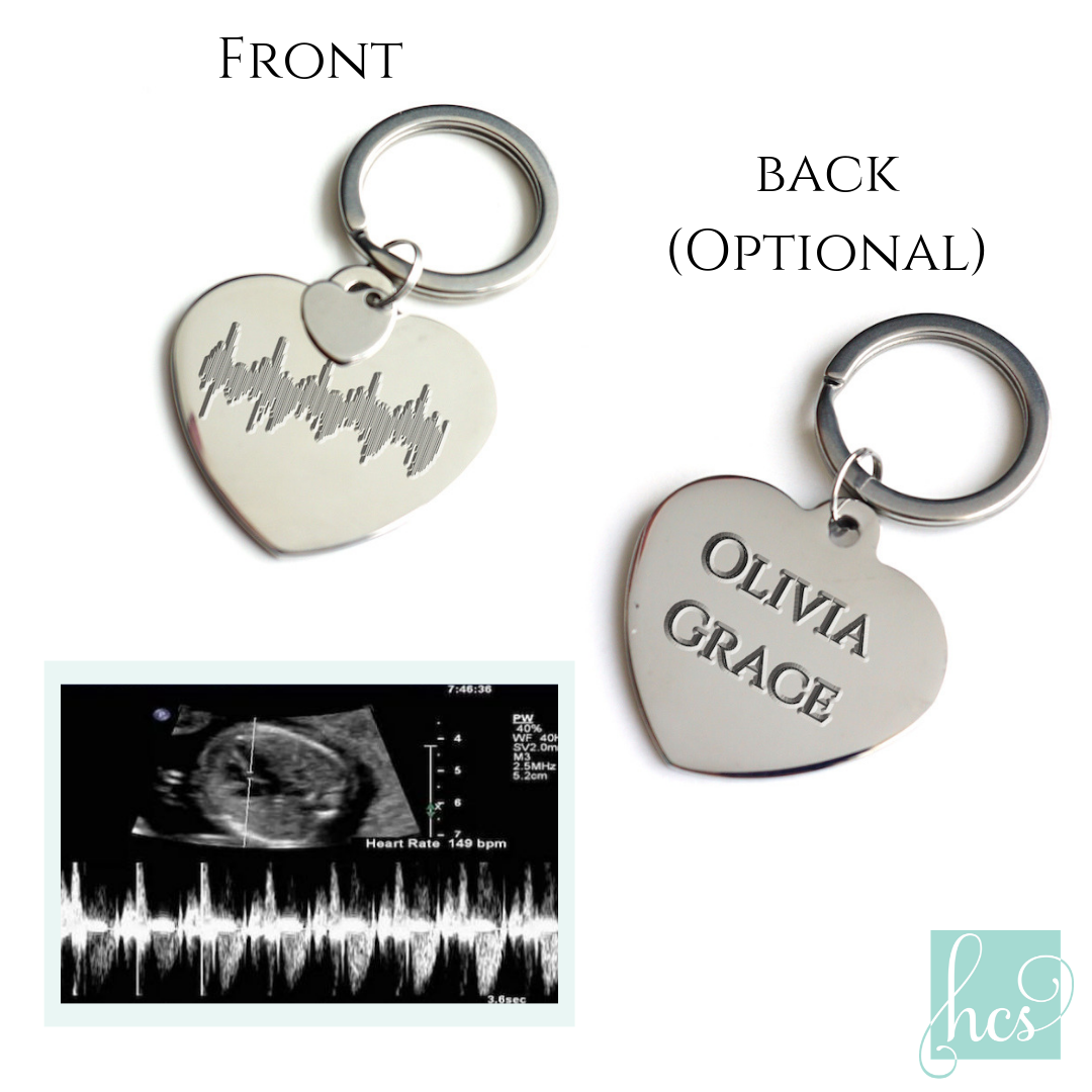 Heartbeat Keychain – Hazel Charm Shop