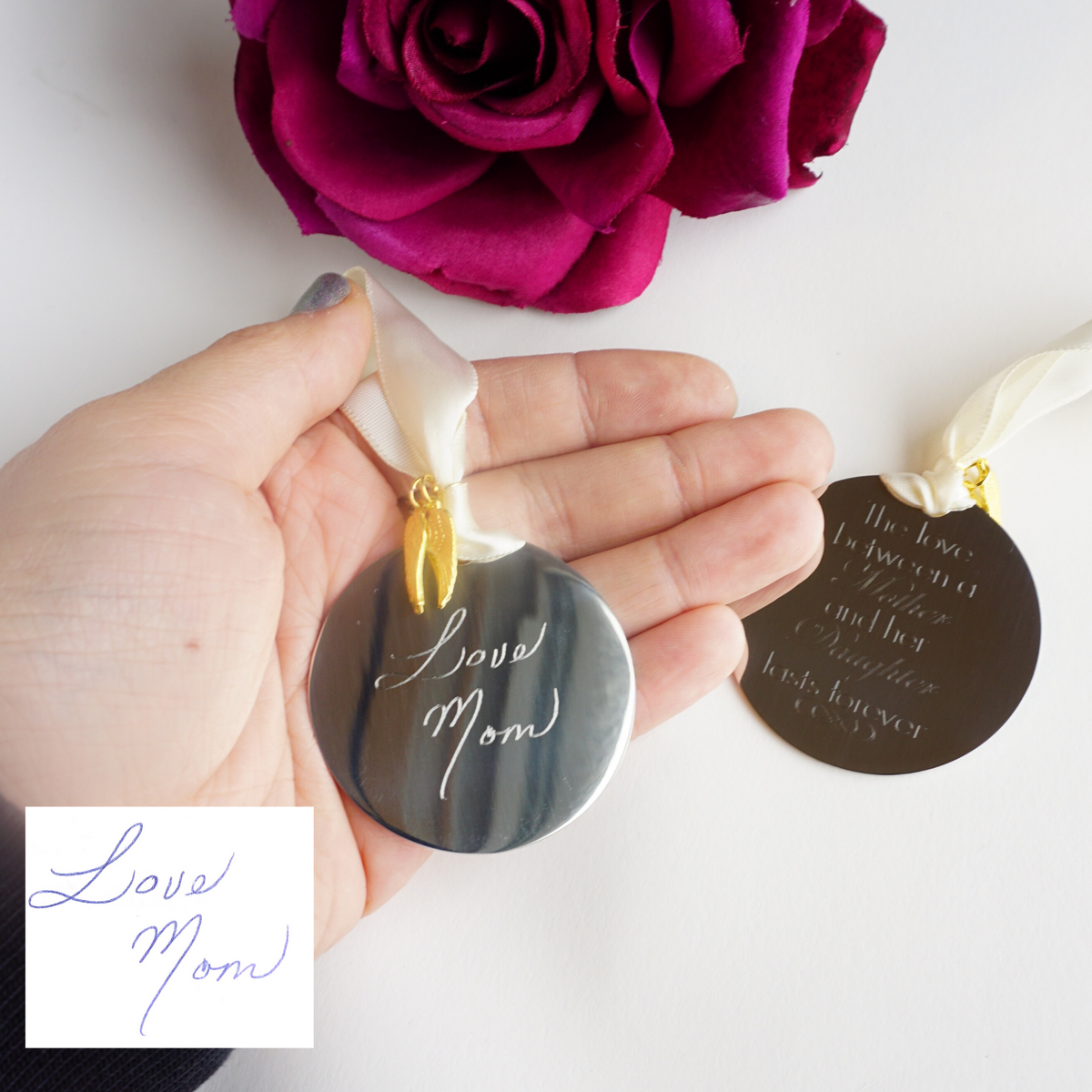 Handwriting Ornament – Hazel Charm Shop